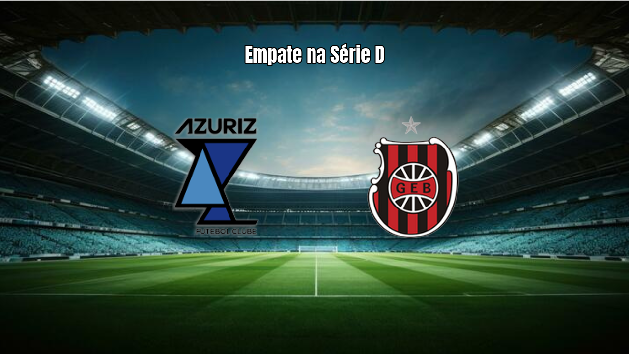 Azuriz e Brasil de Pelotas empatam em jogo eletrizante pela Série D ...